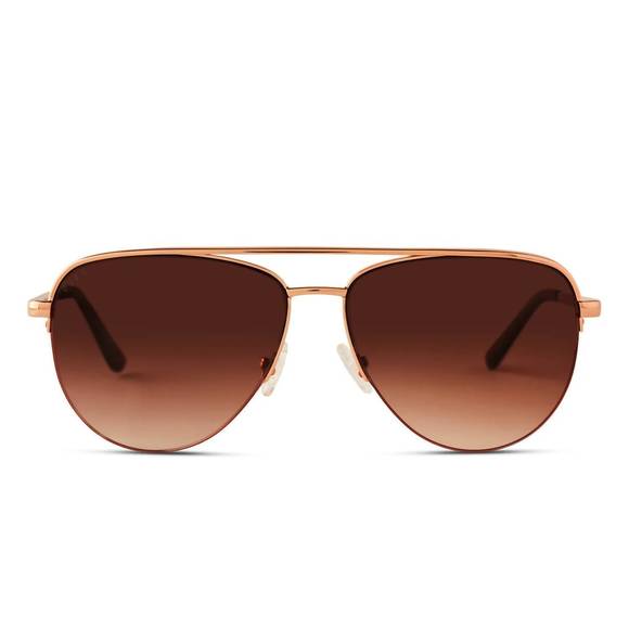 DIFF | Accessories | New Diff Womens Tate Aviator Sunglasses In Rose ...